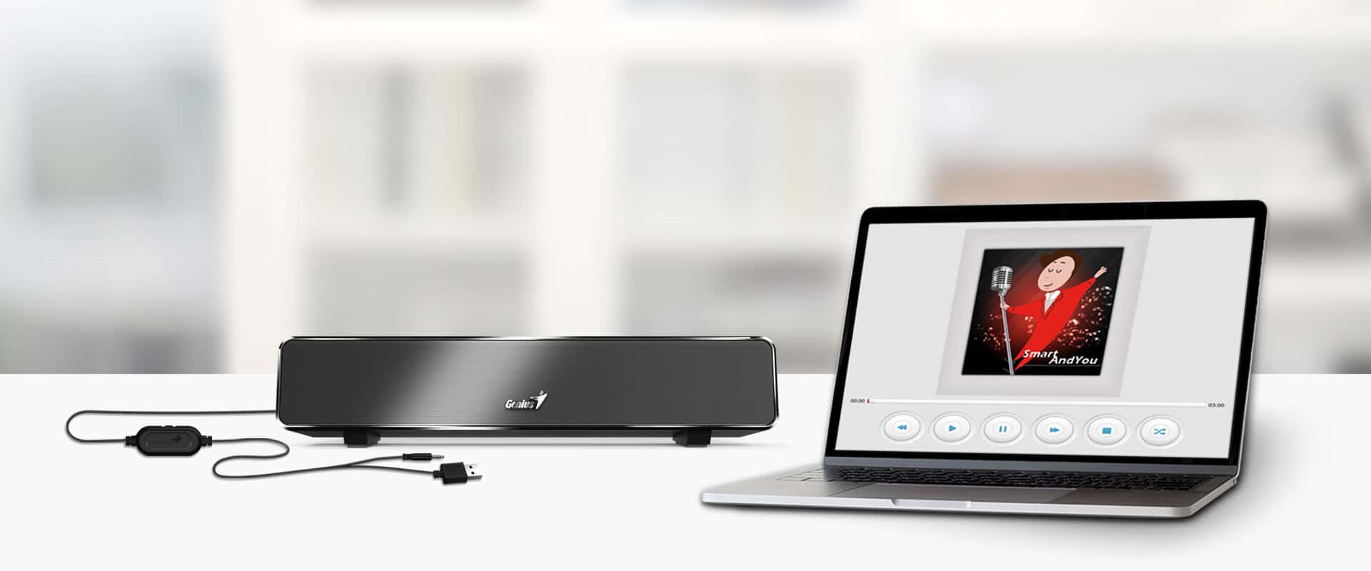 USB SoundBar 100 | Genius | Gaming, Móviles y Periféricos para Computadora